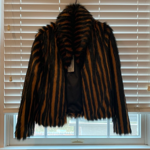 Unreal Fur | Jackets & Coats | Unreal Fur Solar Eclipse Jacket | Poshmark